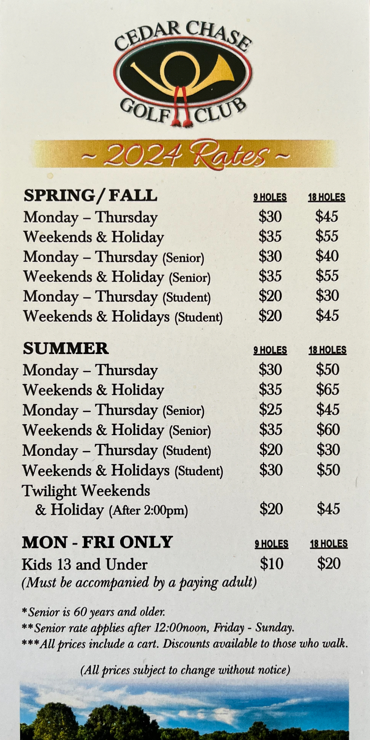 Cedar Chase Golf Club, Cedar Springs, Michigan - Golf course ...